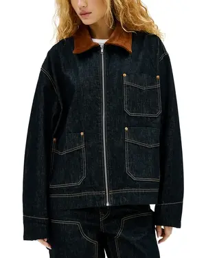 SLVRLAKE Casey Square Worker Jacket - Empty Sky