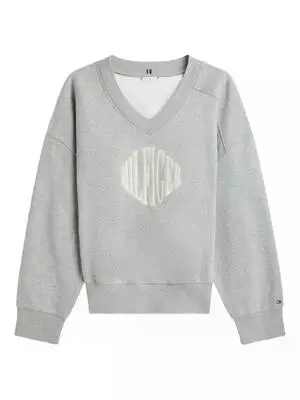 Tommy Hilfiger V-neck Logo Sweatshirt