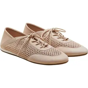 Vivaia Round-toe Lace-up Sneakers - Shell Tint