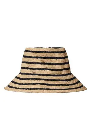 Janessa Leoné Harbor Straw Bucket Hat