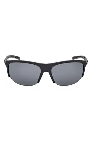 Adidas 66mm Navigator Sunglasses Matte Black/smoke