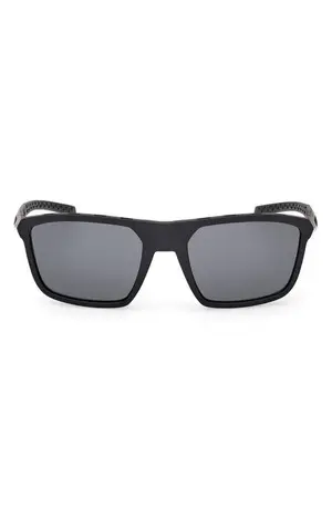 Adidas 57mm Navigator Sunglasses - Matte Black/smoke