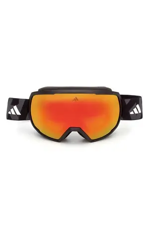 Adidas Shield Snow Goggles - Matte Black/bordeaux Mirror