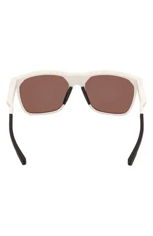 Adidas 55mm Navigator Sunglasses - White/brown Mirror