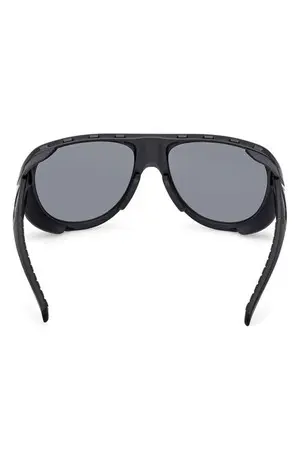 Adidas 60mm Pilot Sunglasses - Matte Black/smoke