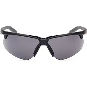 Adidas 79mm Geometric Sunglasses - Smoke/clear Lenses