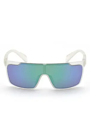 Adidas Shield Sunglasses - Crystal/smoke Mirror