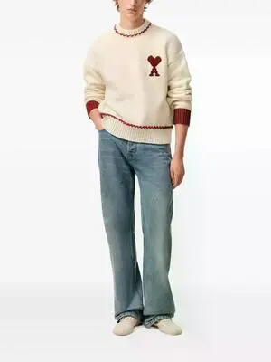 Ami De Coeur Embroidered Sweater