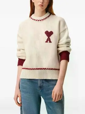 Ami De Coeur Embroidered Sweater