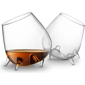 Final Touch Relax Cognac Glasses - Clear