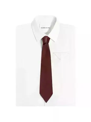 Manière De Voir Woven Tie - Red