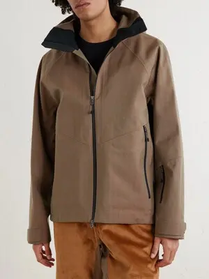 Sease Intrepid Herringbone Virgin Wool Hooded Ski Jacket