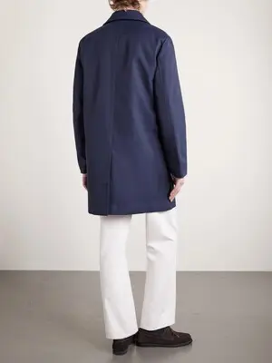 Paul Smith Cotton-blend Gabardine Overcoat