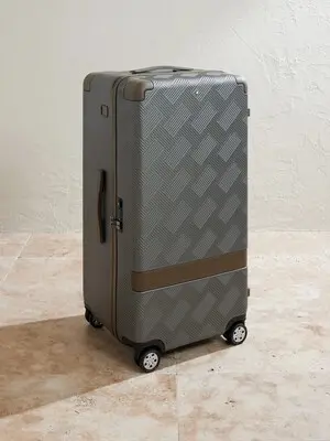 Montblanc Leather-trimmed Check-in Suitcase