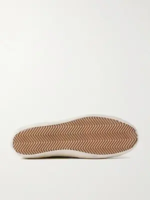 GOLDEN GOOSE Super-star Distressed Leather Sneakers - Neutrals