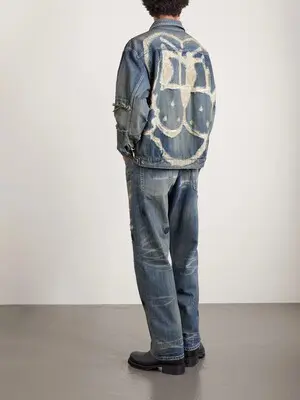 NEIGHBORHOOD Chito Savage Appliquéd Denim Jacket - Blue