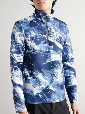 Fusalp Printed Half-zip Ski Base Layer