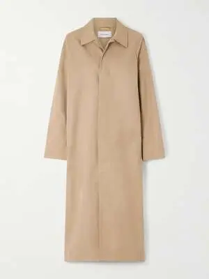 Matteau Long Macintosh Gabardine Coat - Beige