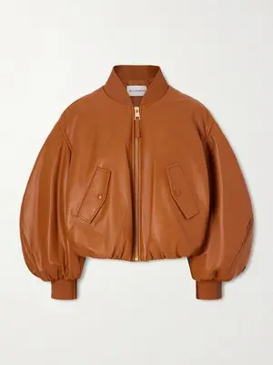 Givenchy Padded Leather Bomber Jacket