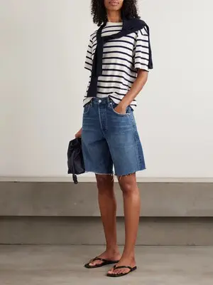 Citizens Of Humanity Ayla Denim Shorts - Blue