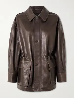 ARMA Maeve Leather Jacket - Brown