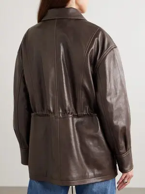 ARMA Maeve Leather Jacket - Brown