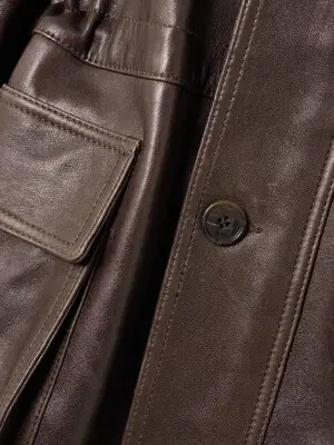 ARMA Maeve Leather Jacket - Brown