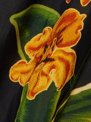 Agua Bendita Lavanda Cordillera Floral-print Pareo - Multi