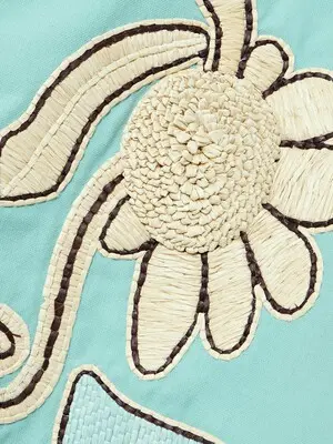ALEMAIS Azar Embroidered Mini Dress
