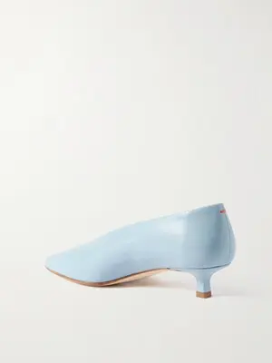 AeydĒ Clara Leather Pumps - Blue