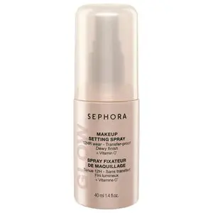 SEPHORA COLLECTION Mini Glow 12hr Wear Transferproof Makeup Setting Spray With Vitamin C - One-color