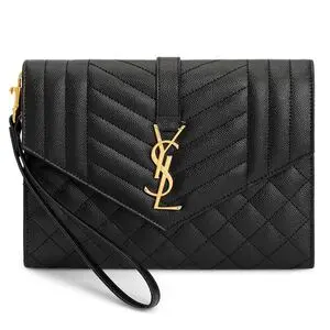 Saint Laurent Mix Matelassé Clutch