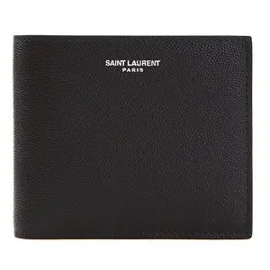 Saint Laurent Short Wallet - Black