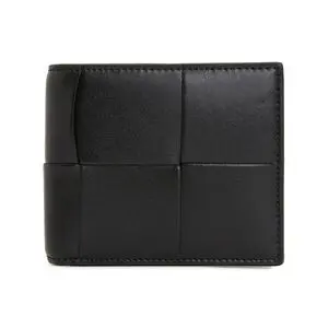 Bottega Veneta Cassette Short Wallet - Black
