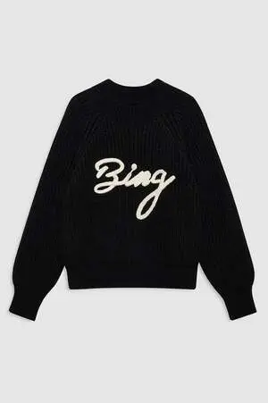 ANINE BING Kendrick Sweater - Black