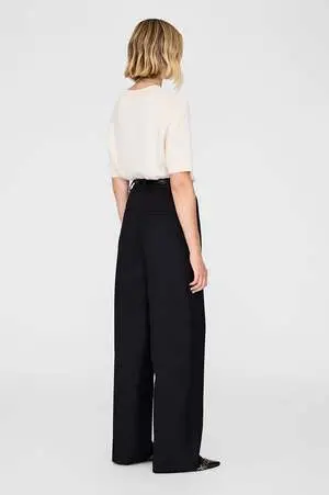 ANINE BING Trent Trouser - Black