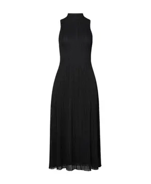 MALINA Nessa Halterneck Knitted Midi Dress