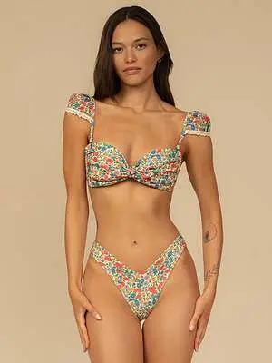 Victoria's Secret Montce Cabana Bikini Top - Floral