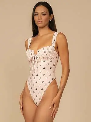 Victoria's Secret Montce Petal One-piece Swimsuit - Print