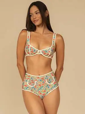 Victoria's Secret Montce Polly Bikini Bottom - Floral