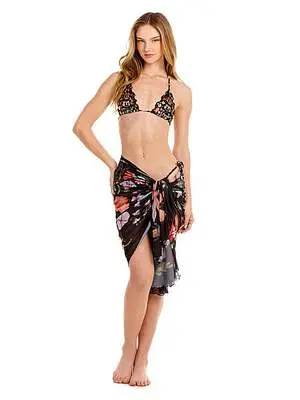 Victoria's Secret Agua Bendita Marine Pareo Cover-up - Floral