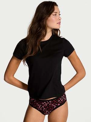 Victoria's Secret Cotton Tee - Black