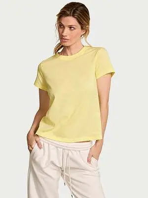 Victoria's Secret Cotton Tee - Yellow