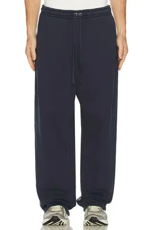 SKIMS Heavy Fleece Straight Leg Pant - Navy