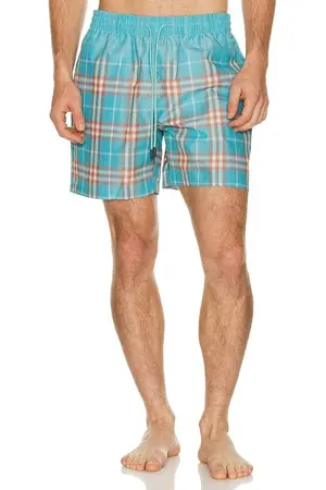 Burberry Check Swim Shorts - Atom Blue Check