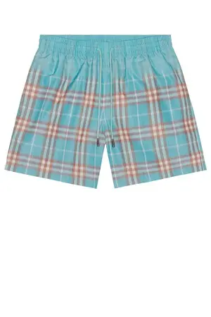 Burberry Check Swim Shorts - Atom Blue Check