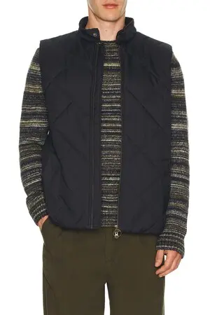 Barbour City Harrington Quilted Gilet Vest - Navy