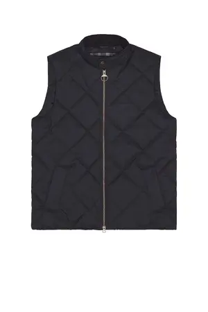 Barbour City Harrington Quilted Gilet Vest - Navy