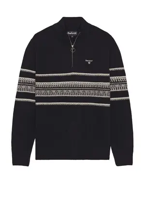 Barbour Kepwick Half Zip Jumper - Navy