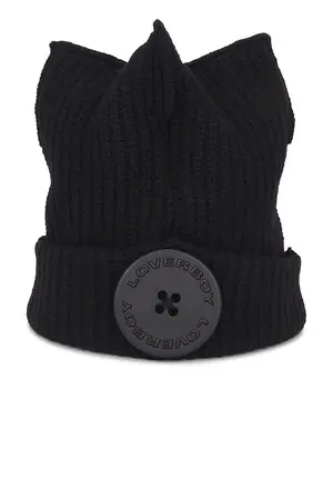 CHARLES JEFFREY Box Beanie - Black